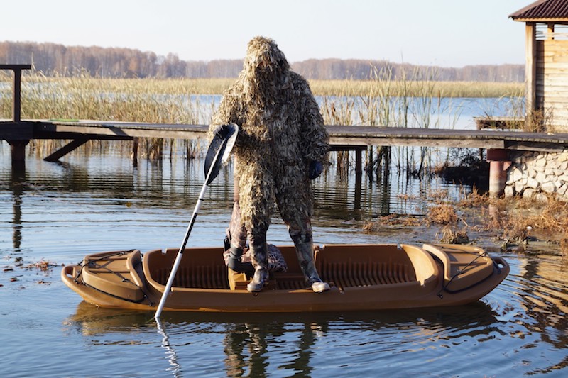 Duck Boats. Лодка для охоты Голиаф. Двухместная охотничья лодка. Marsh ...